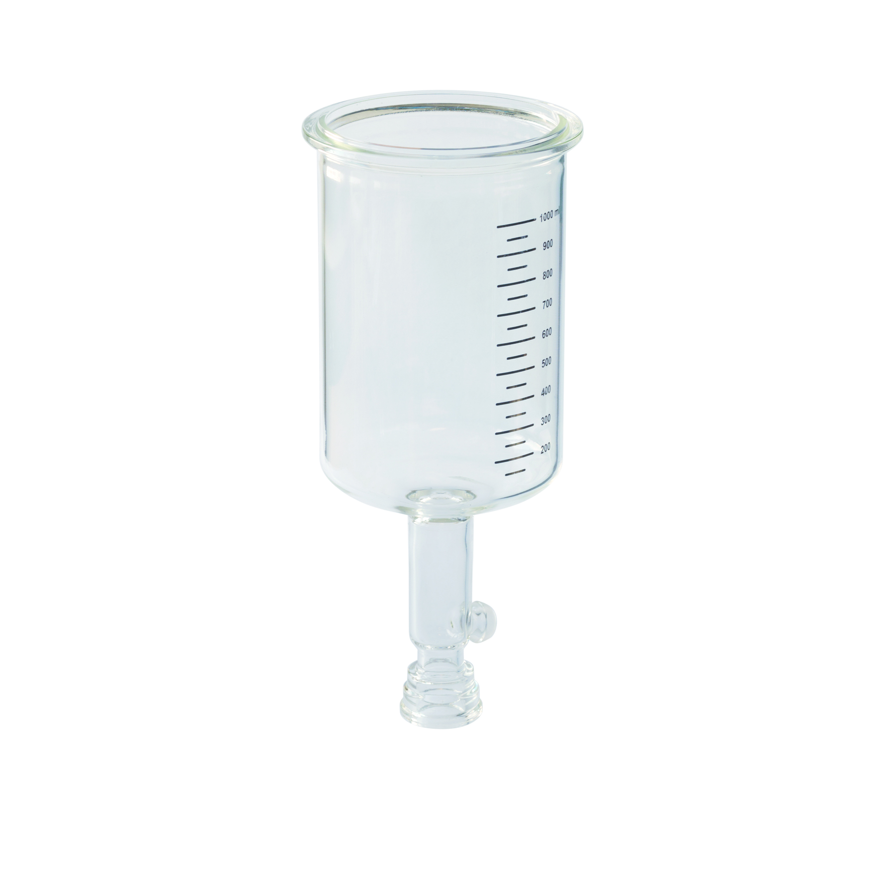 Glass vessel for two-piece 1000 mL reactor (without parts for bottom ...